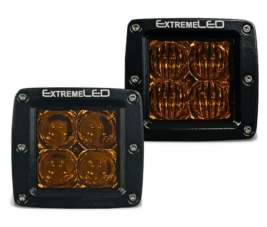 2 Extreme LED Amber Pods Bundle (3in) – Lil B's Fab